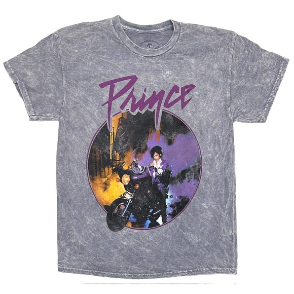 Prince | Shirts | Prince Mens Purple Rain Mineral Stone Acid Distressed ...